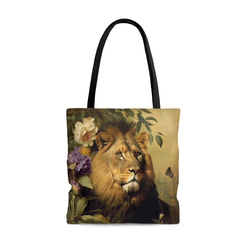 Vintage Victorian African Lion Tote Bag - Mowbi