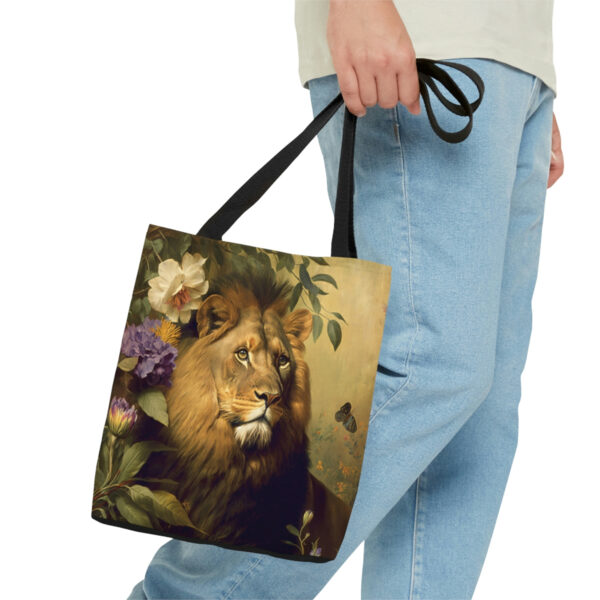 Vintage Victorian African Lion Tote Bag - Mowbi