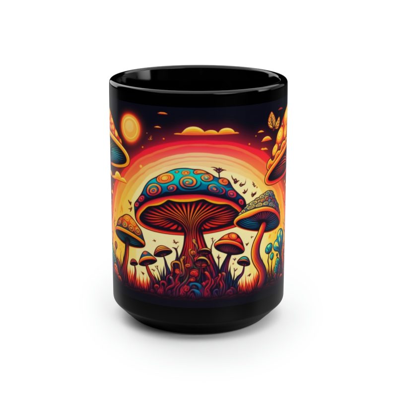 Retro Magic Mushroom 15 oz Coffee Mug perfect for the mushrooming fan ...