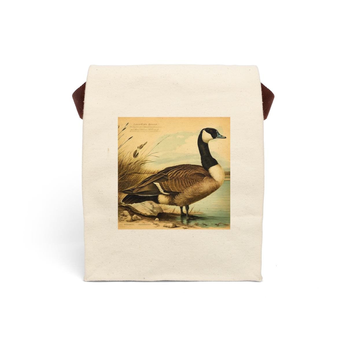 Canadian Goose Canvas Lunch Bag With Strap - Mowbi