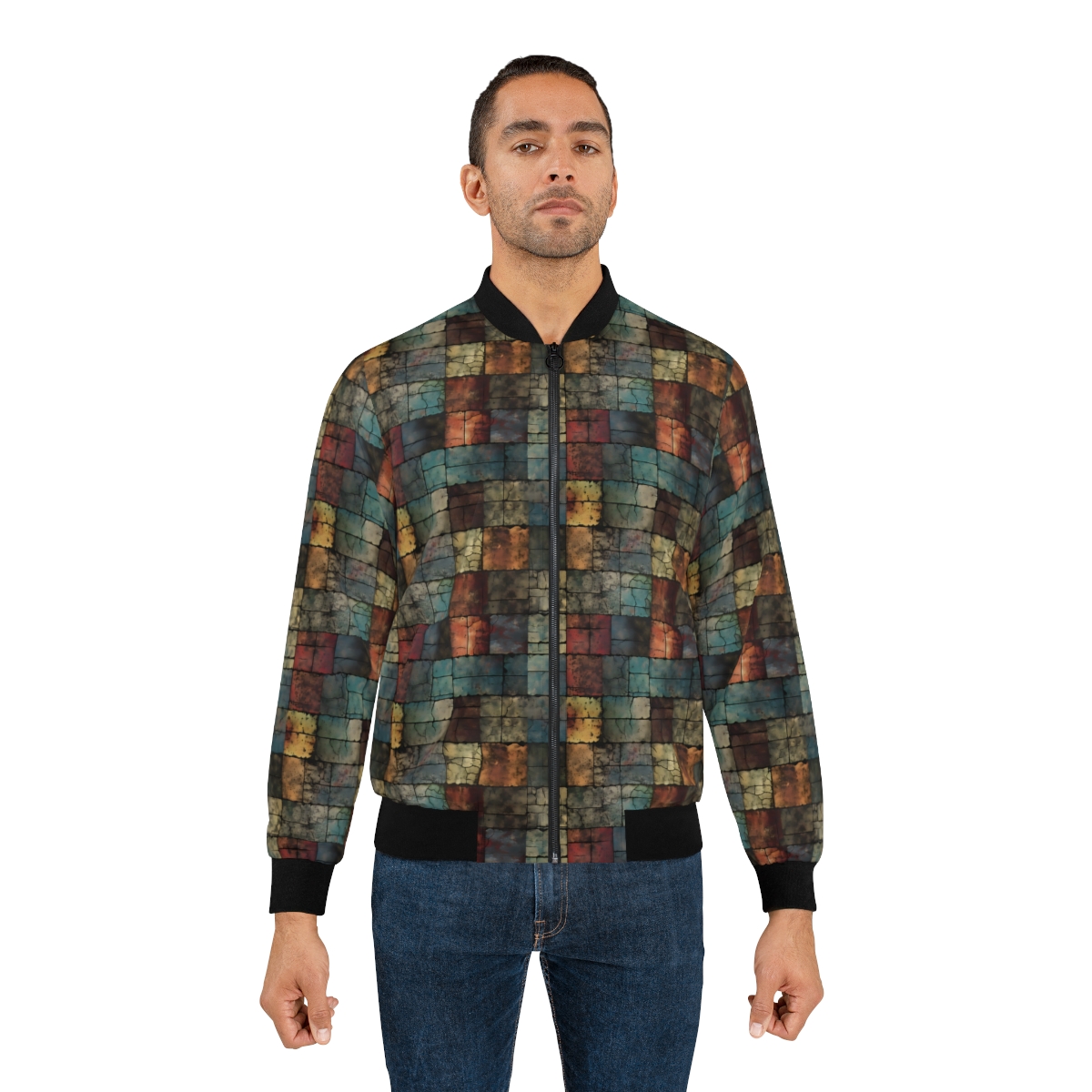 Adirondack Patchwork Bomber Jacket - Mowbi