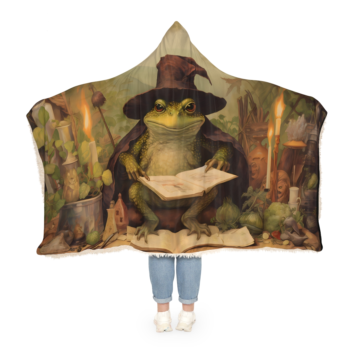 Wizard Toad Hooded Blanket - Mowbi