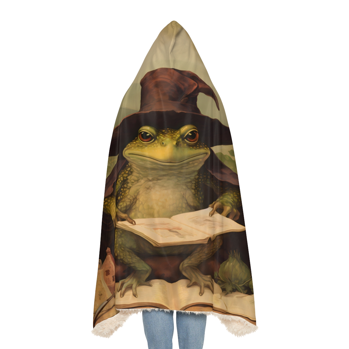 Wizard Toad Hooded Blanket - Mowbi
