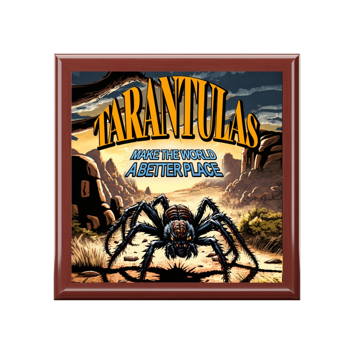 Post-Apocalyptic Bunny Rabbit Art Print Gift and Jewelry Box - Mowbi